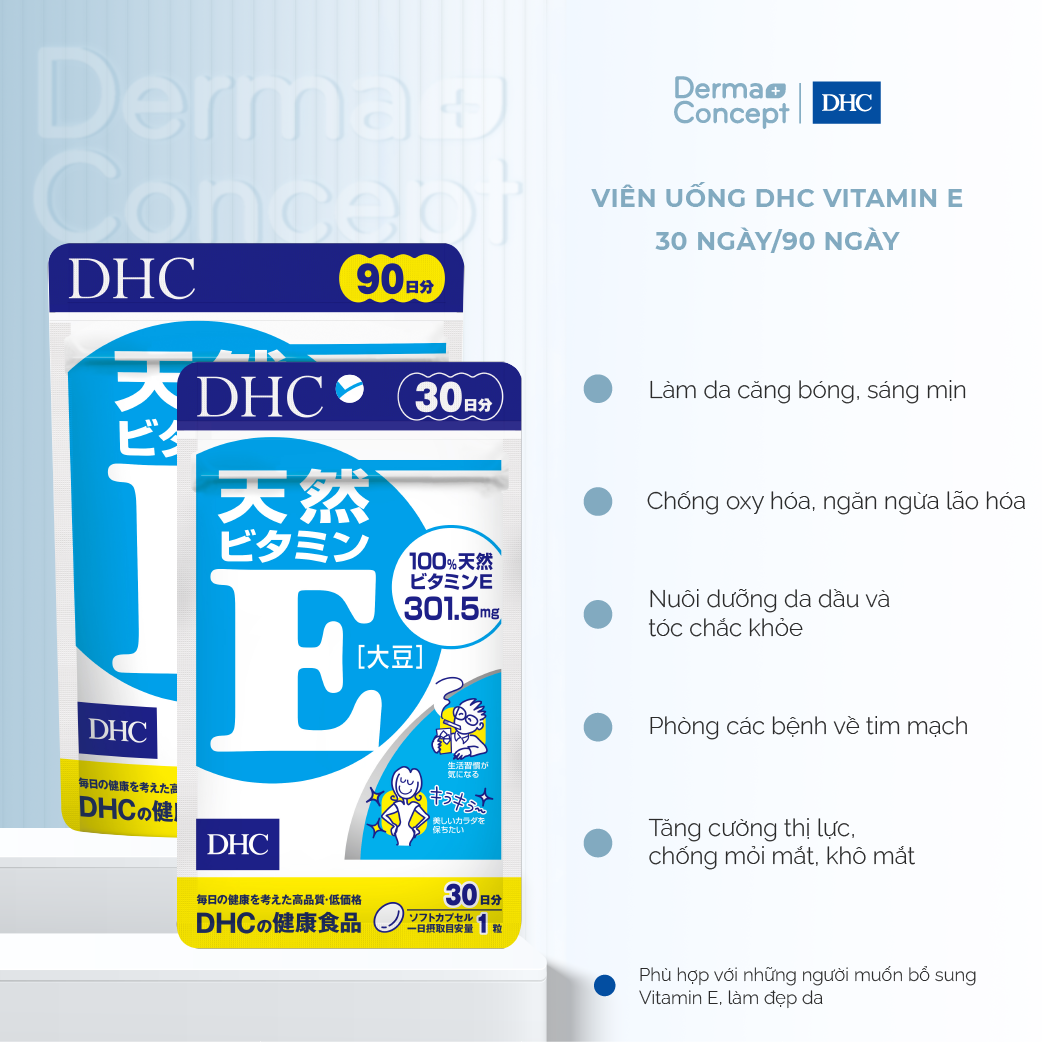 Viên uống DHC Vitamin E 30 ngày90 ngày - MixASale