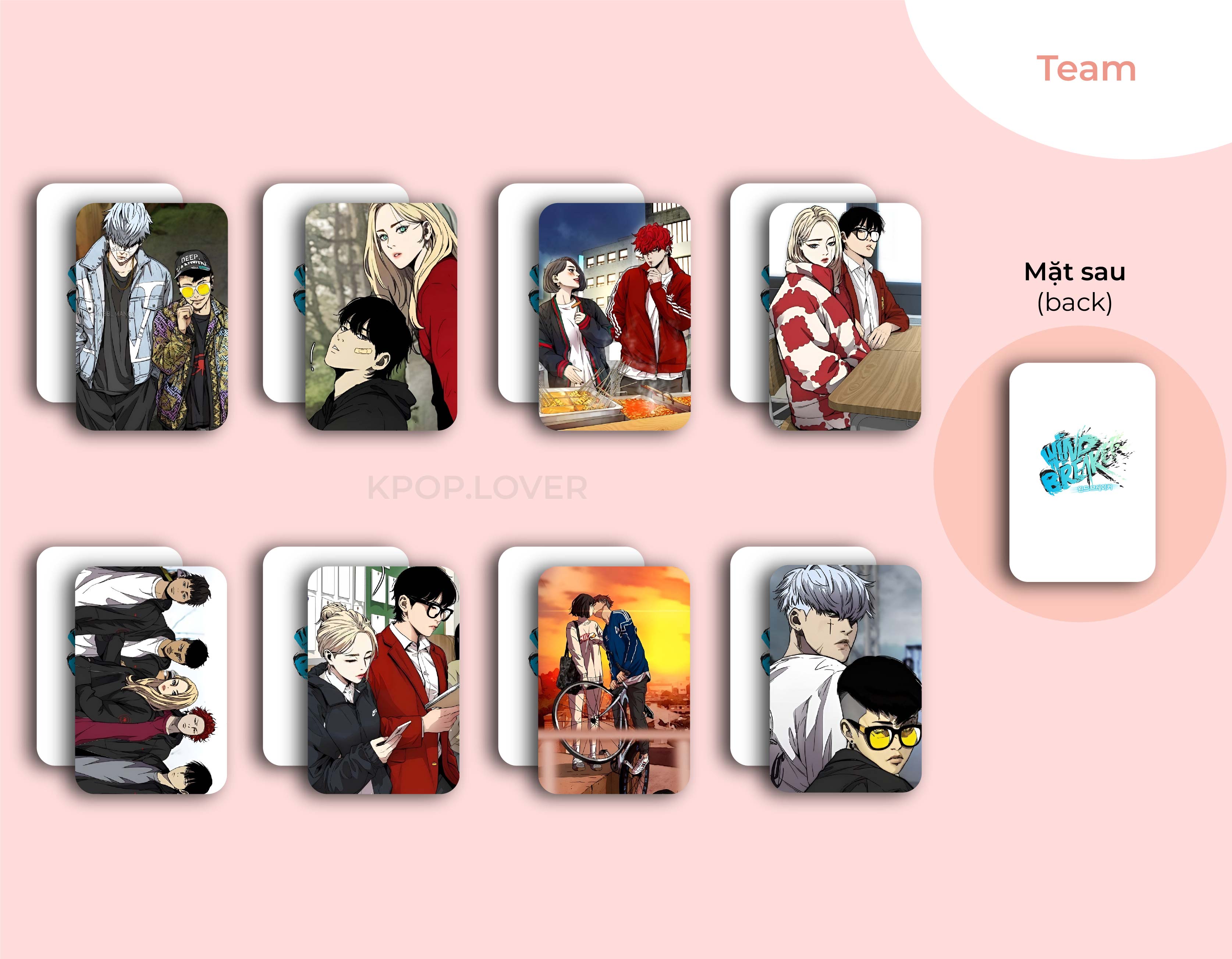 SET 8 CARD BO GÓC Wind Breaker | Lazada.vn