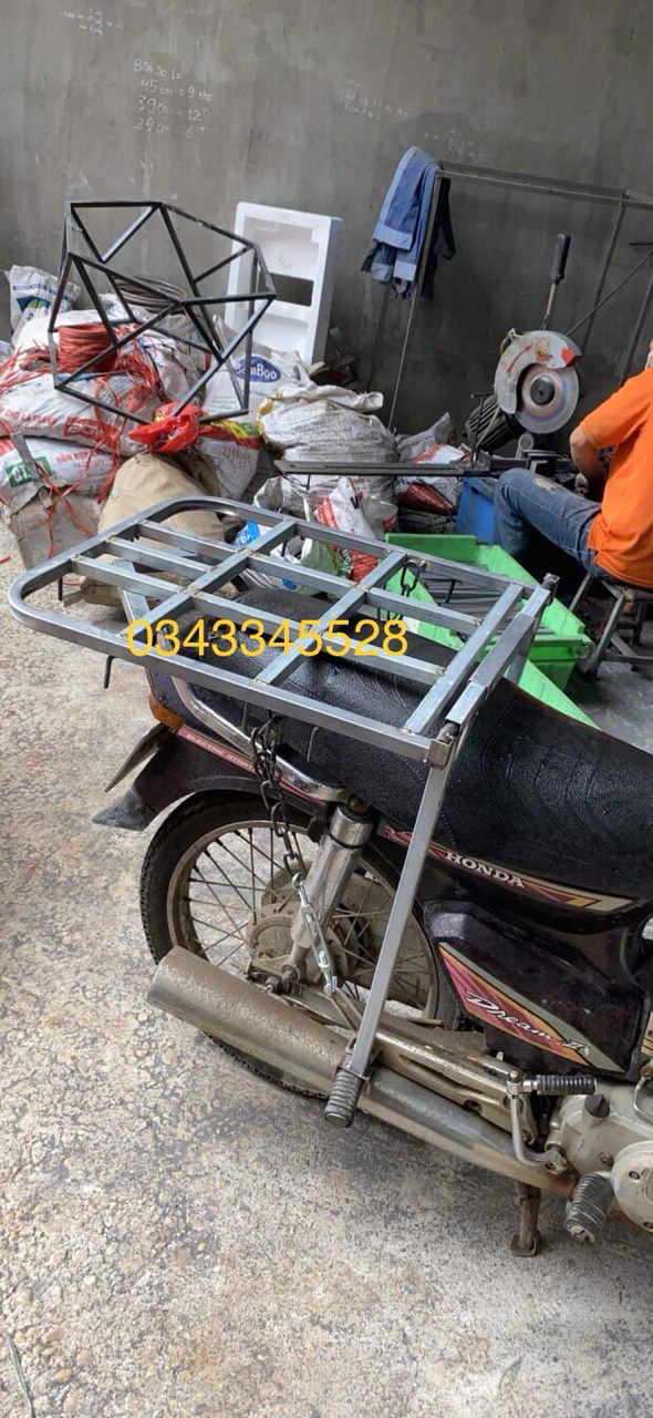 Giá chở hàng, baga xe máy dành riêng cho xe dream việt KT 50x60 cm giá ...