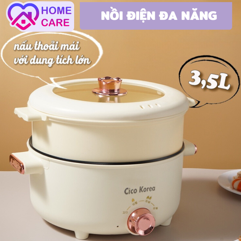 Nồi Đa năng Hàn Quốc Cico Korea 3.5L chiên sào nâu luộc hấp cao cấp | Lazada.vn