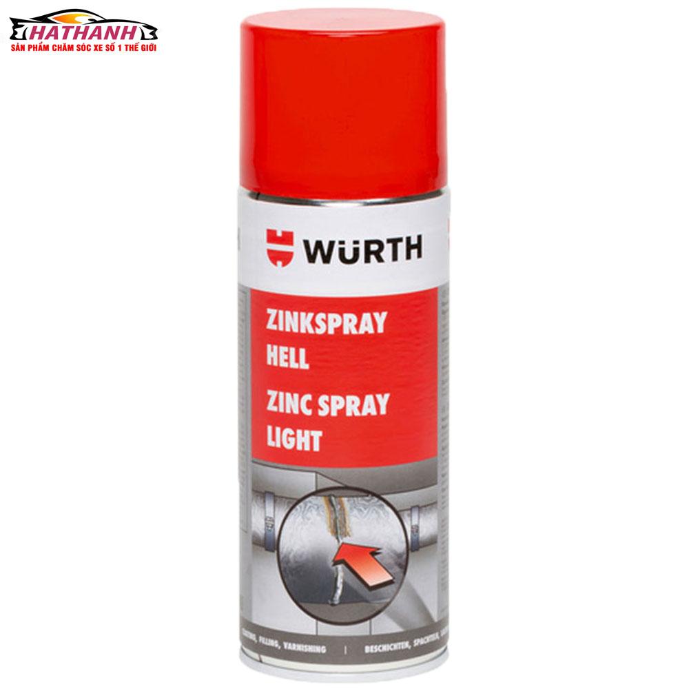 Sơn Mạ Kẽm Chống Rỉ Chịu Nhiệt Cao Wurth Zinc Spray 400ml | Lazada.vn