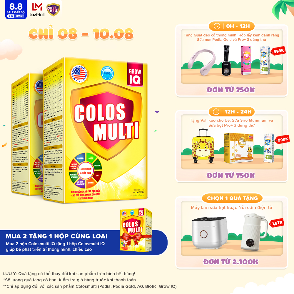 Sure 100 Grow Iq - Cao Hơn Thông Minh Hơn Mắt Sáng Hơn - MixASale