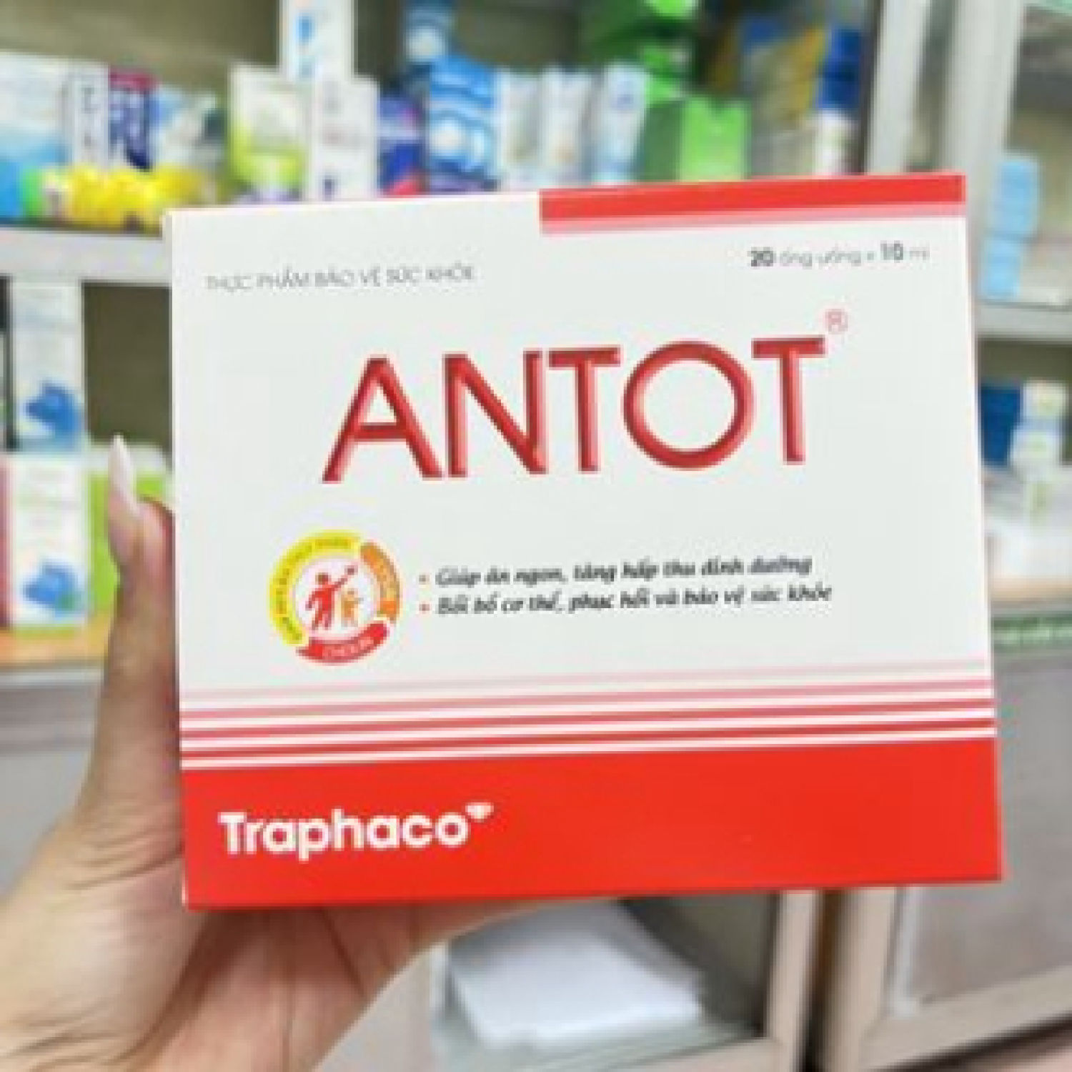 ANTOT Traphaco ống nhựa Hộp 20 ống - Hỗ trợ bé ăn ngon tăng cường hấp ...