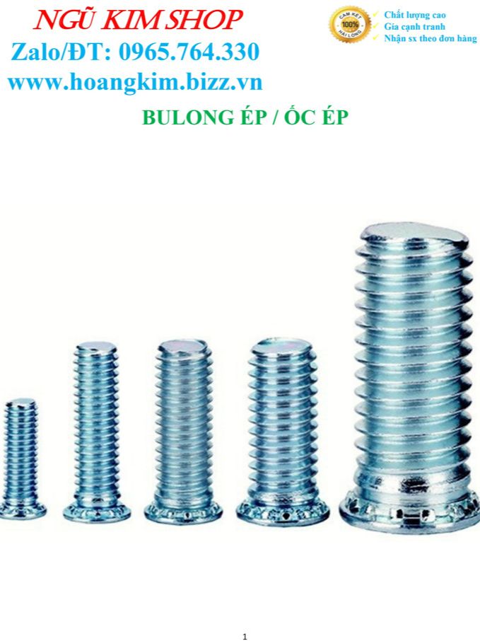 BULONG ÉP _ ỐC ÉP _ PEM M3, M4, M5, M6, M8 | Lazada.vn