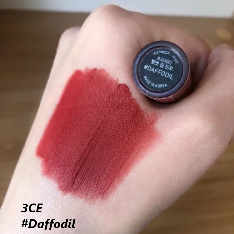 Son kem lì 3CE mềm môi tôn da Velvet Lip Tint mịn môi lâu trôi BITTER ...