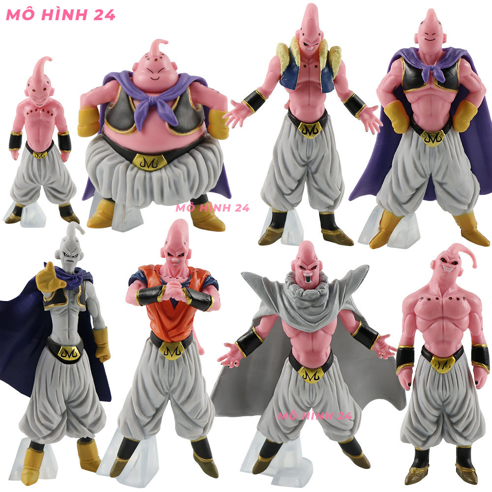 SET 8 NHÂN VẬT Bộ mô hình đầy đủ nhân vật Majin Buu ma bư trong ...