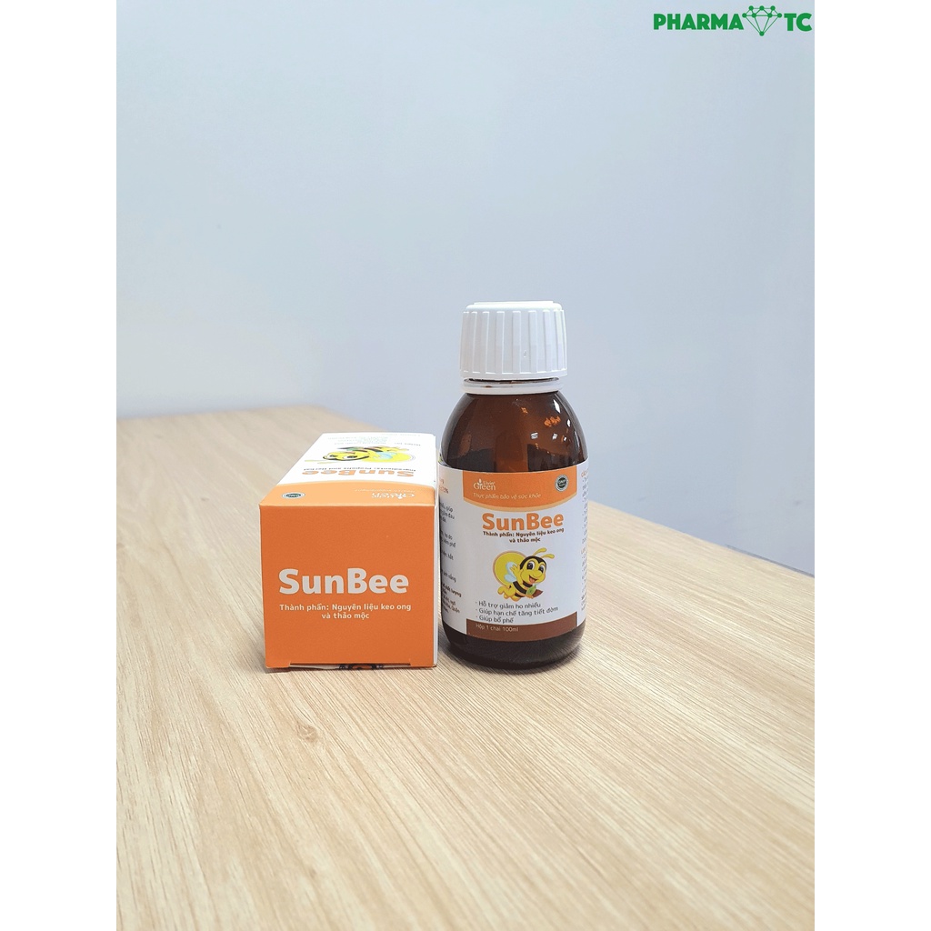 Siro ho SunBee giảm ho đau rát họng với Keo ong và Tinh dầu tía tô - Lọ ...