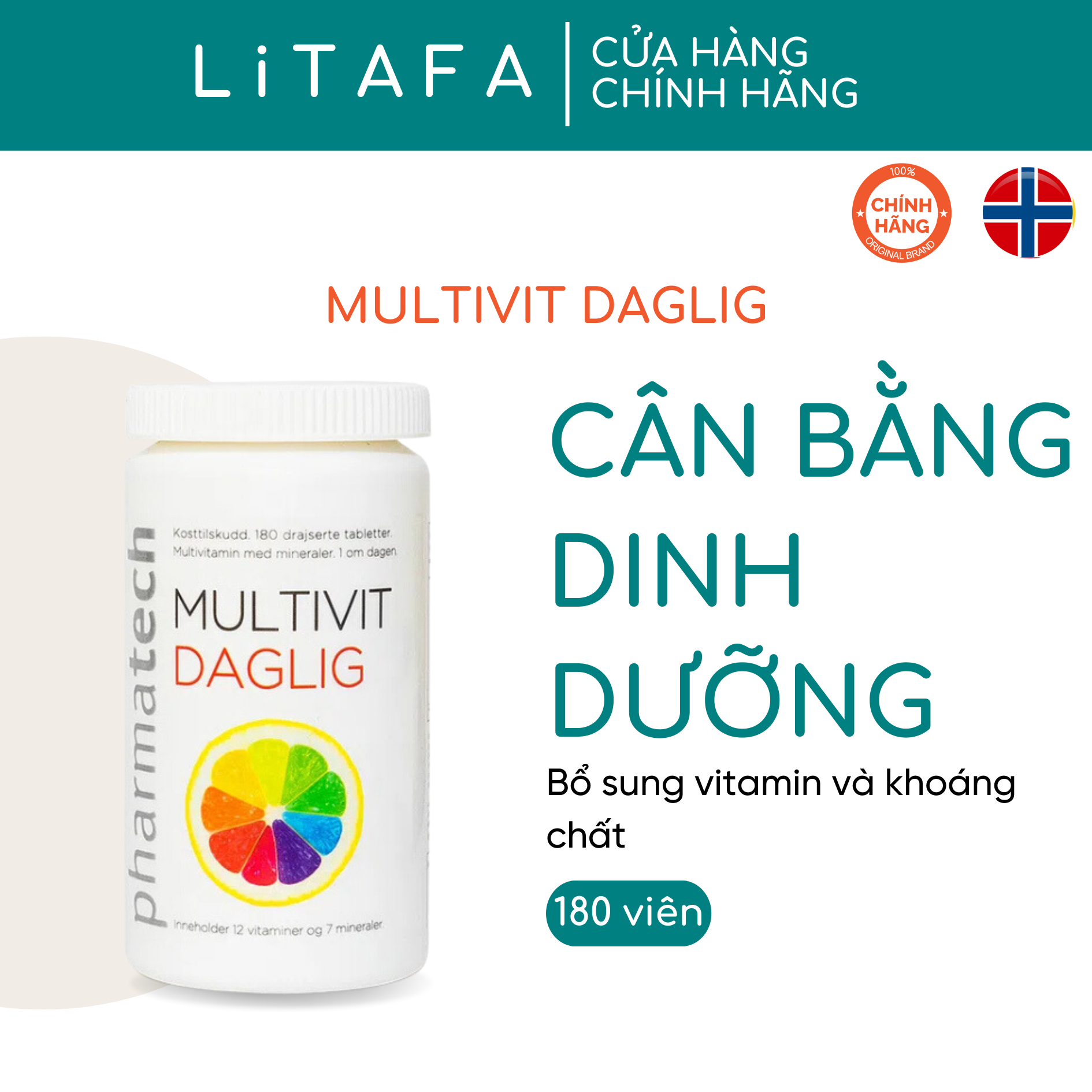 [NA UY] Viên uống bổ sung vitamin và khoáng chất tổng hợp Multivit ...