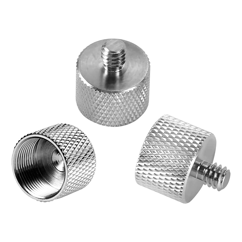 6 Pcs 5/8 Inch Female to 1/4 Inch Male Threaded Screws Microphone Screw ...
