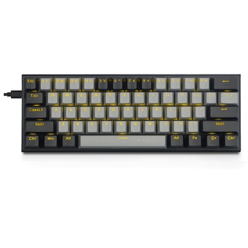 E-YOOSO 60% Mechanical Keyboard,Gaming Keyboard with Red Switches and ...