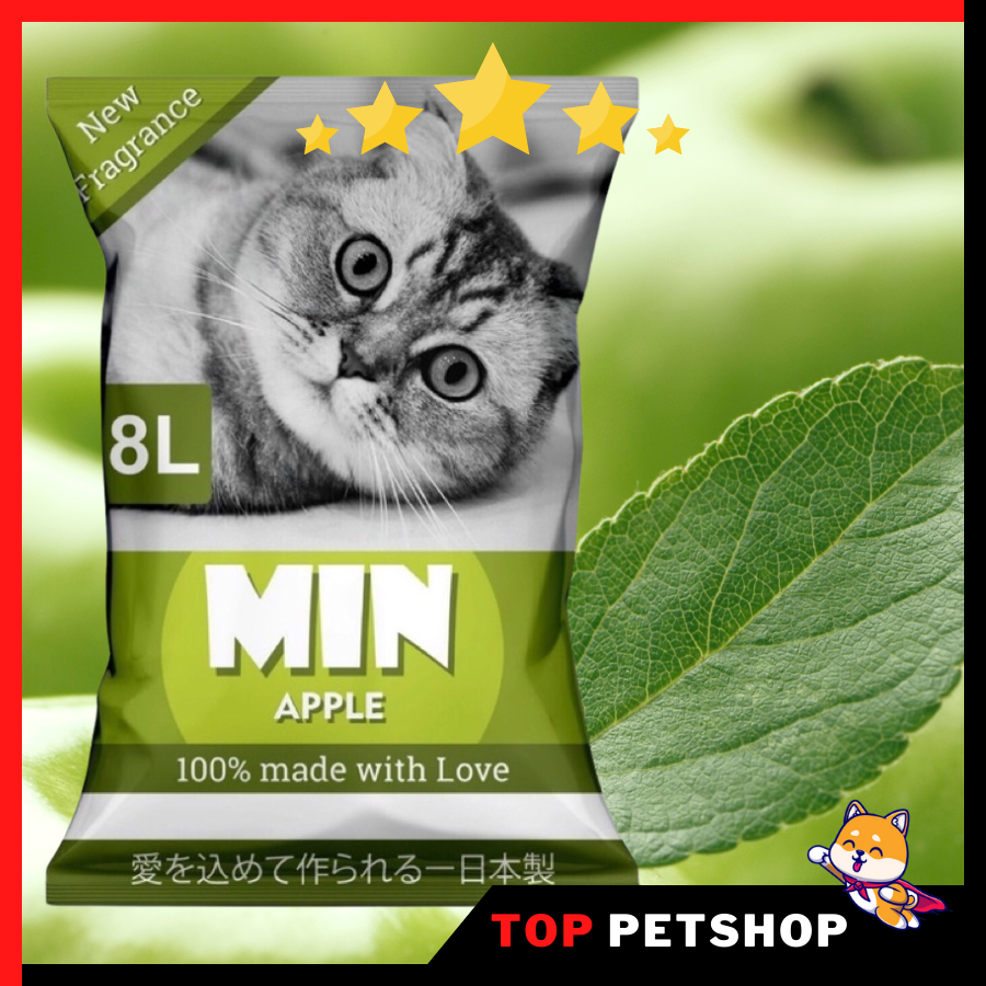 Cát vệ sinh cho mèo MIN 8L xuất sứ Nhật Bản BAO BÌ MỚI SHIP NHANH HCM ...