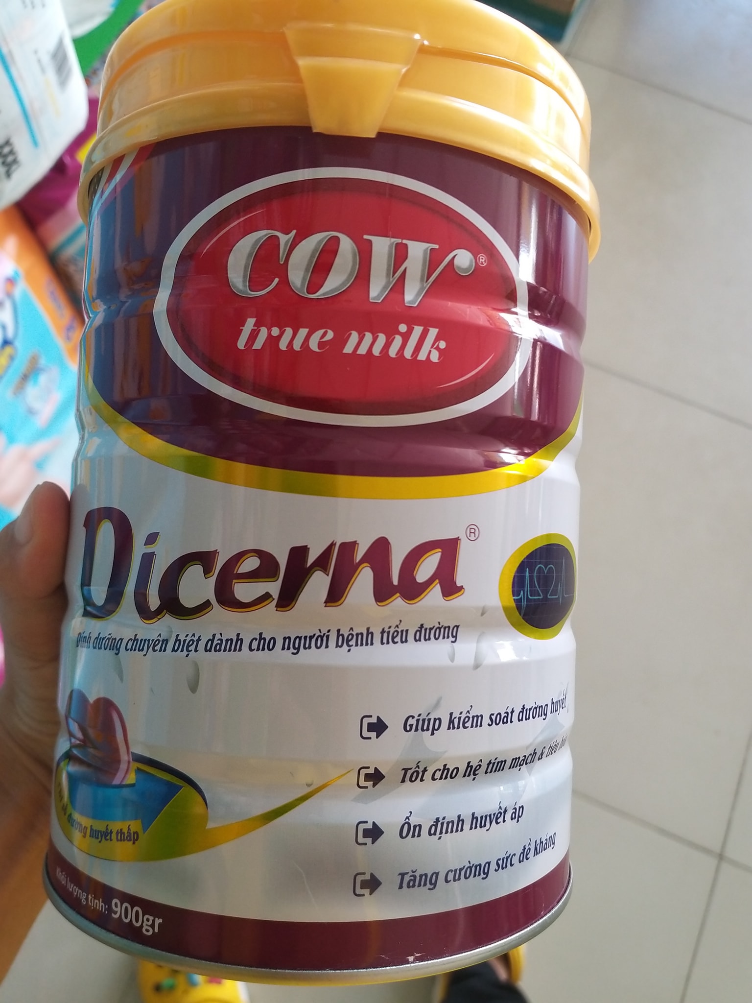 [HCM]Sữa Cow True Milk Dicerna 900g - Dinh dưỡng cho người tiểu đường ...