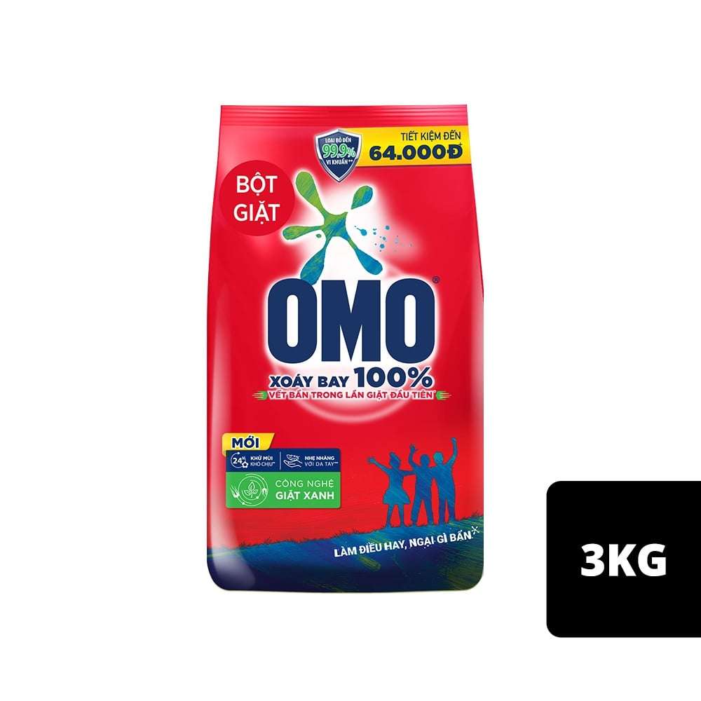 TẶNG 500g Bột giặt OMO 57kg -Hệ bọt thông minh công nghệ xanh tặng tảy ...