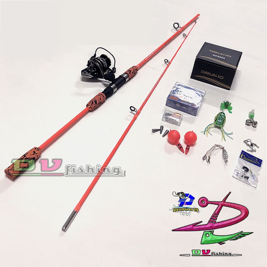 Bộ cần câu máy lure máy đứng AC, câu lăng xê,( GUNNAR, LAKE ) NHIỀU MÀU ...