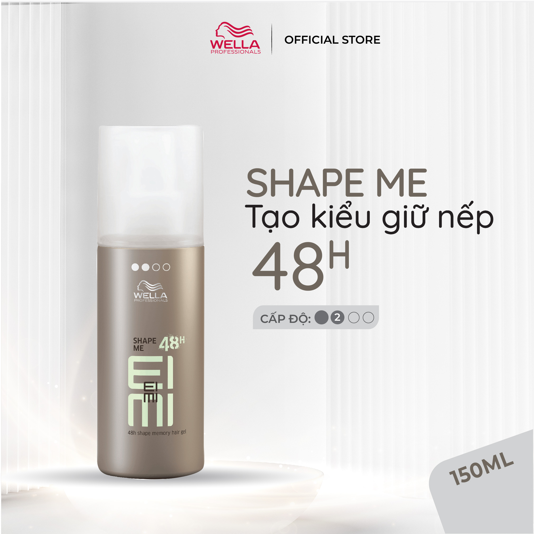 Gel Tạo Kiểu Và Duy Trì Wella EIMI Giữ Nếp Chuyên Nghiệp Shape Me Hair ...