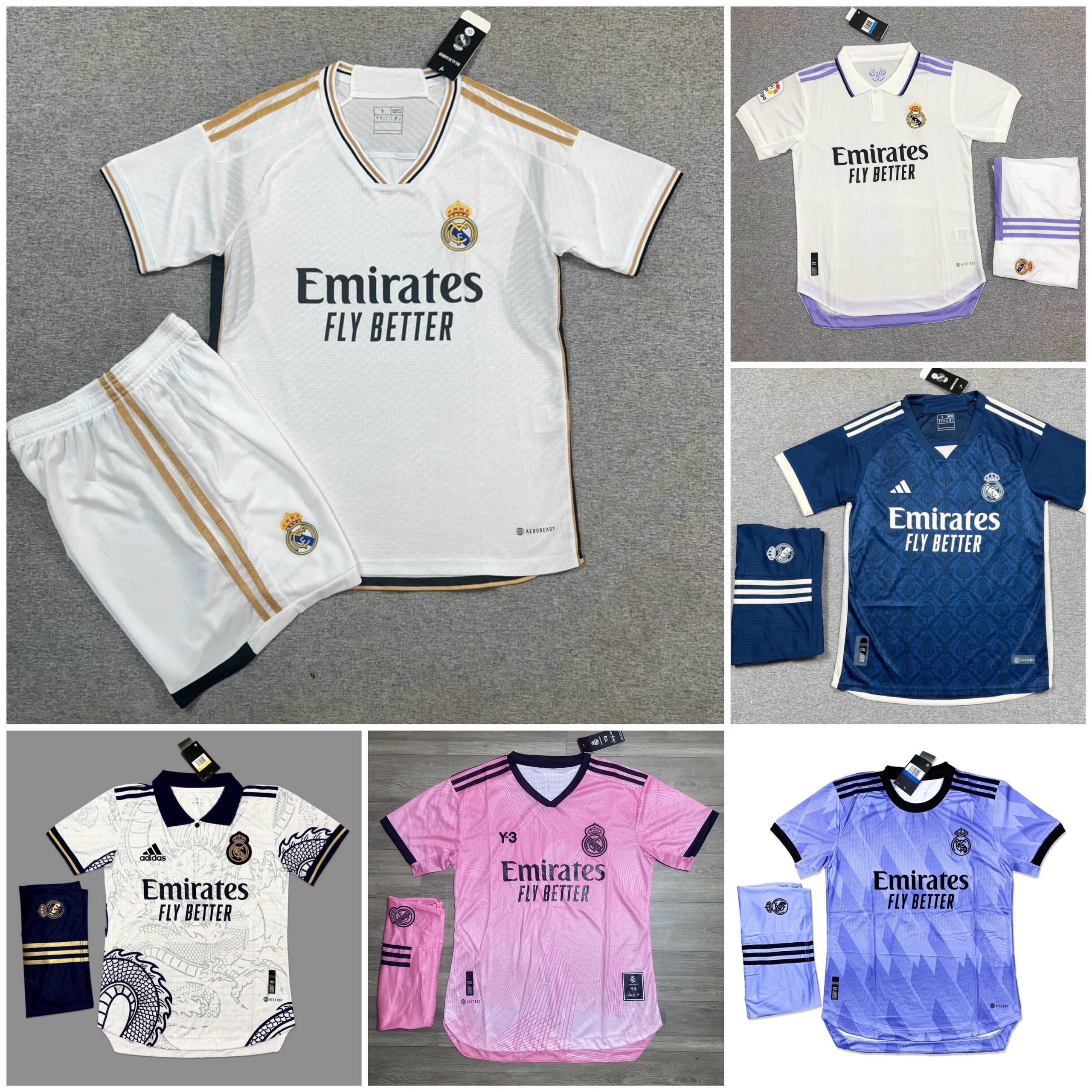 Bộ Quần Áo bóng đá CLB Real Madrid 2324 - Hàng Super Thái Chuẩn thi đấu ...