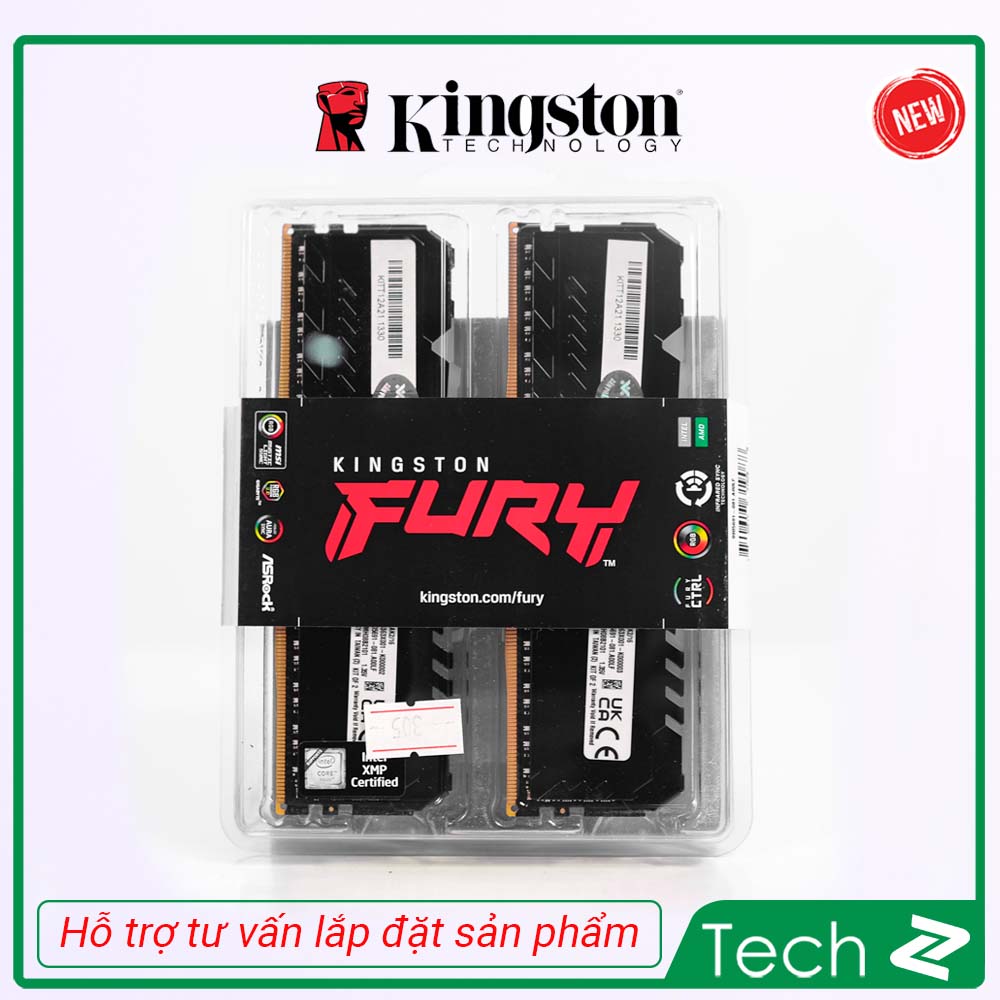 Ram Kingston Fury Beast RGB 16GB (2x8GB) DDR4 3200Mhz - MixASale