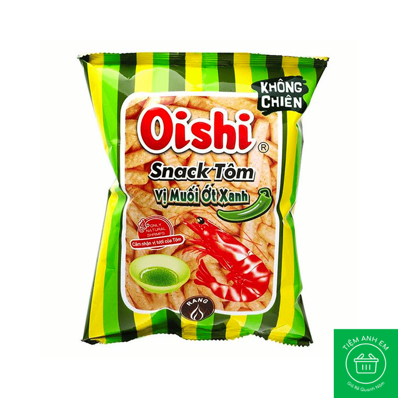 Snack Oishi gói lớn 73g các vị phồng cá tôm bắp. - BimBim Các Vị - MixASale