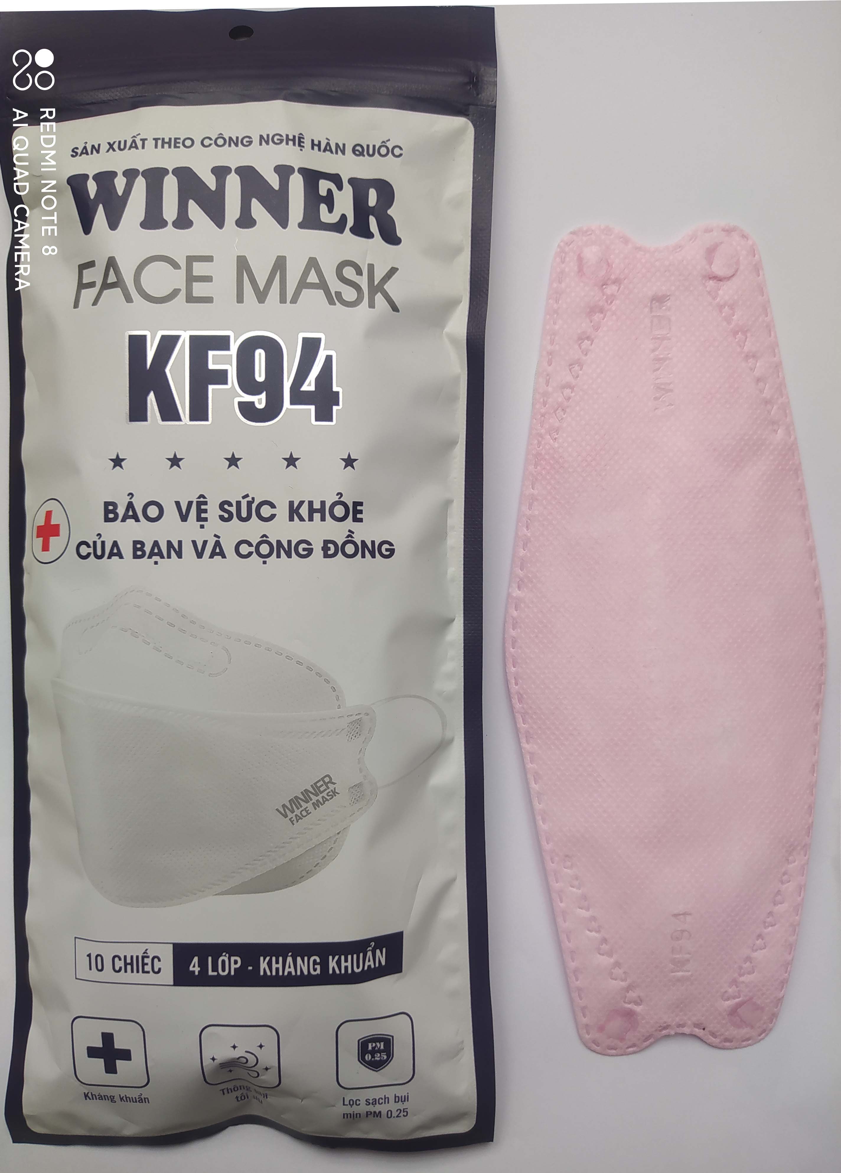 Khẩu trang 4D WINNER Mask bịch 10. chiếc Khẩu Trang ngăn ngừa khói bụi ...