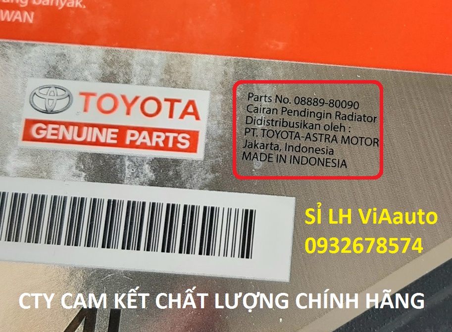 [HỎA TỐC HCM] Nước HỒNG Làm Mát Động Cơ Toyota TMO Chemical Radiator ...