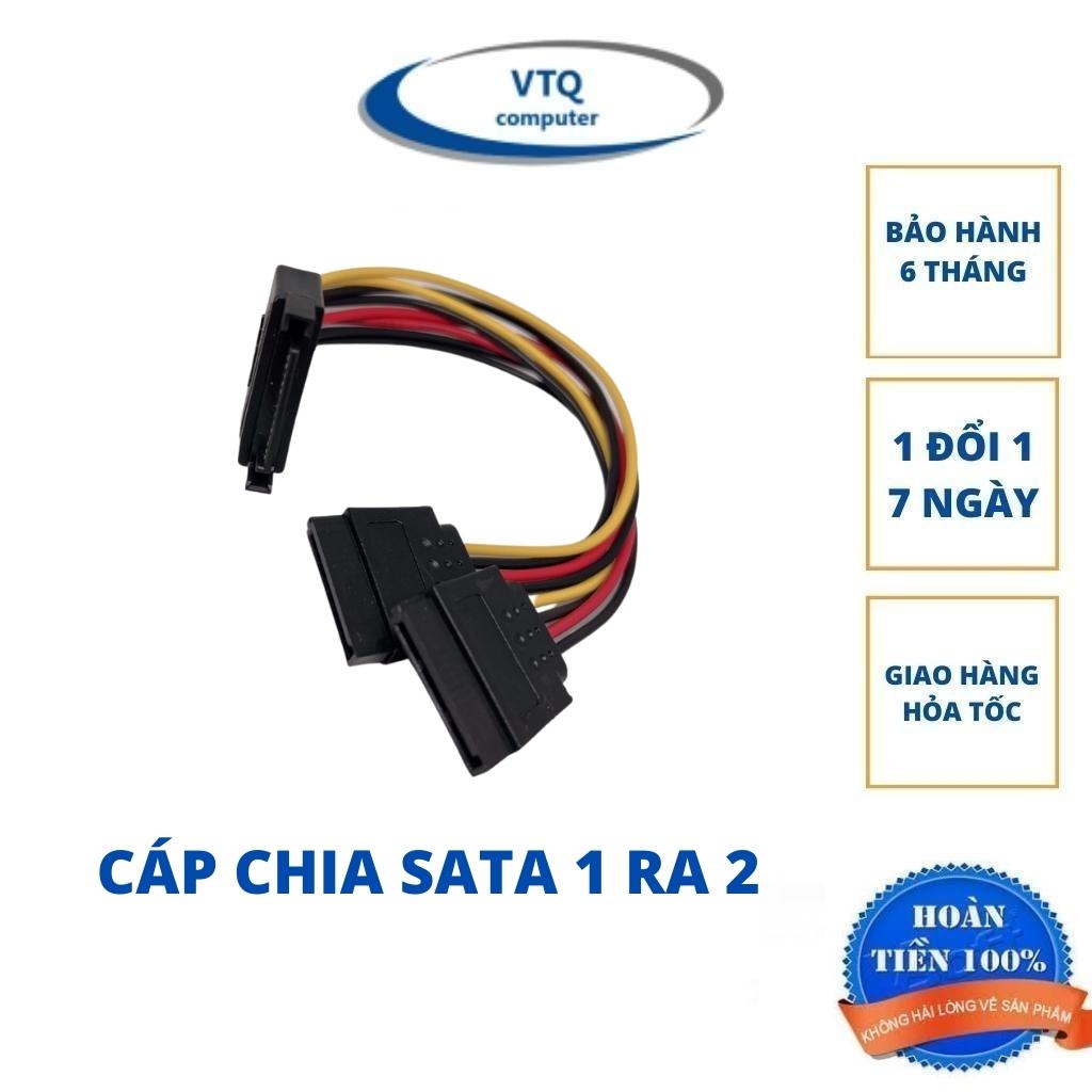 Cáp Chia Nguồn Sata 1 Ra 2 - Dây NguồN Hdd Sata 1 Ra 2 - Sata 1-2 ...