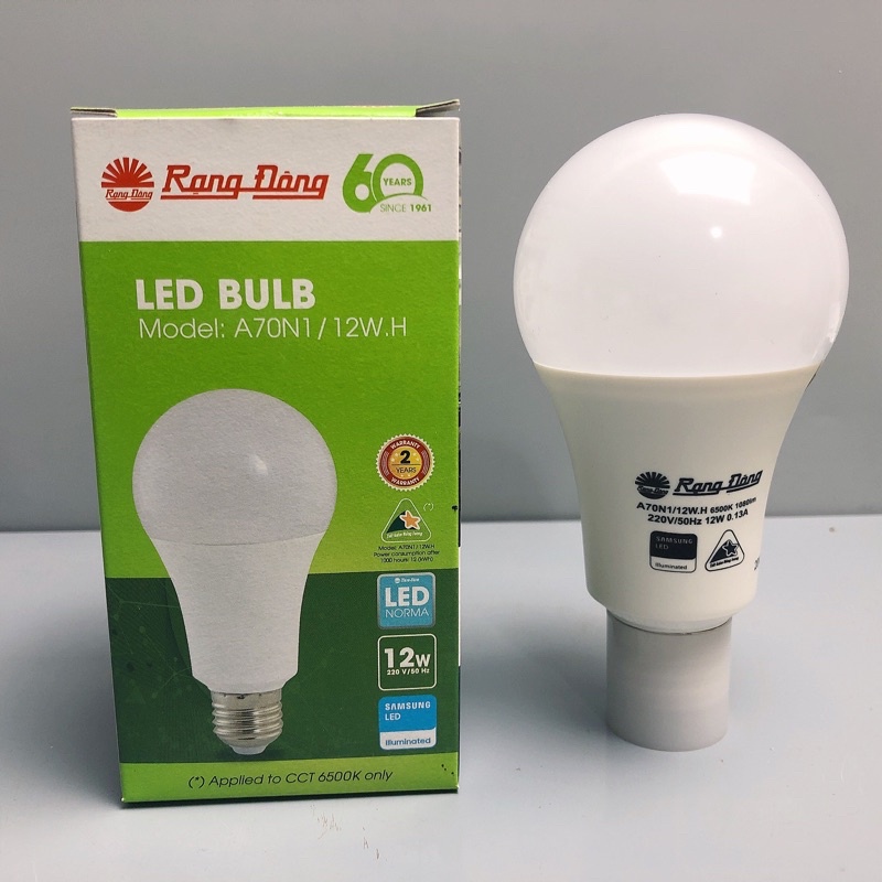 Bóng đèn LED RẠNG ĐÔNG 15w 12w 9w 7w 5w 3w siêu sáng tiết kiệm điện ...