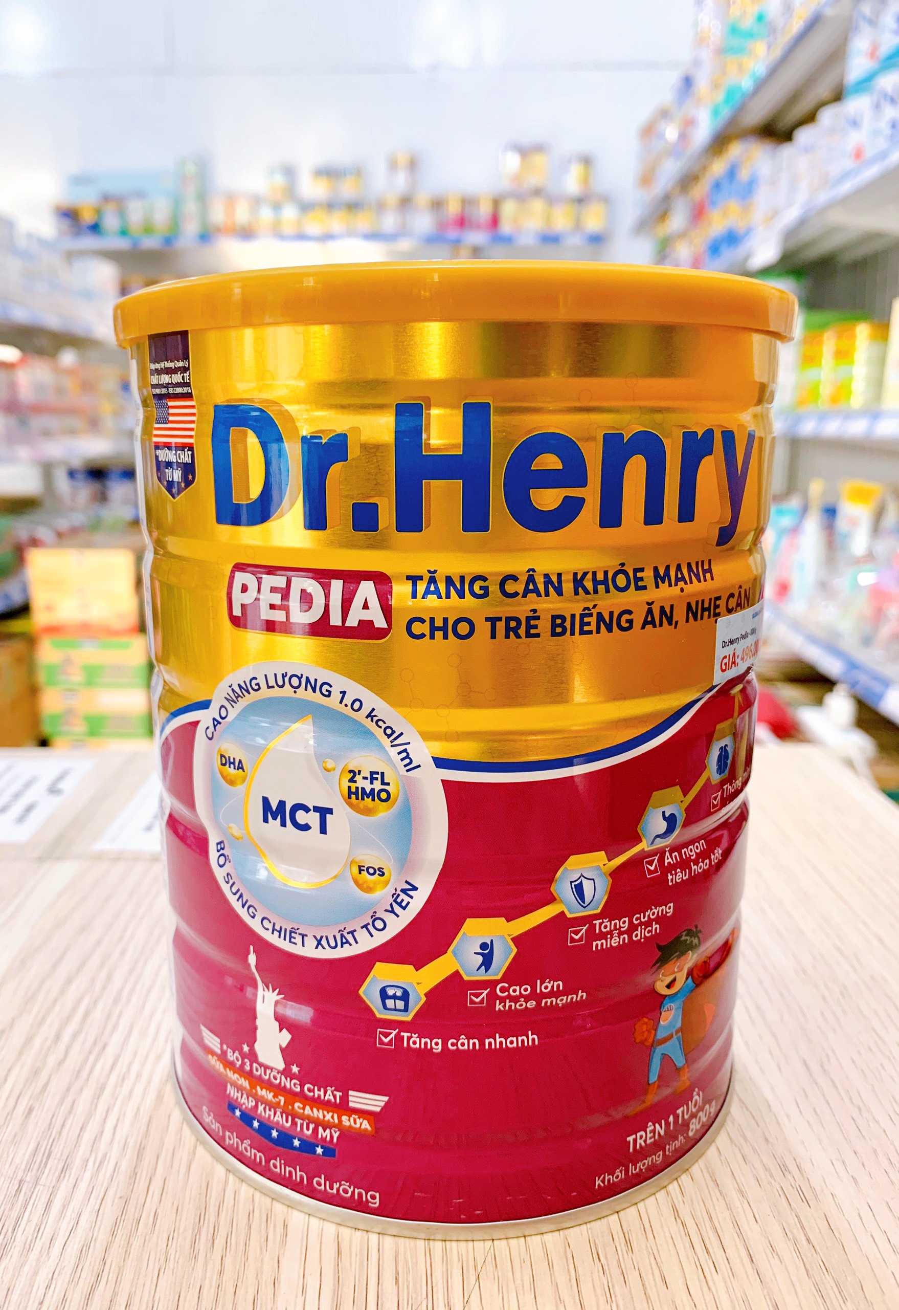 SỮA TĂNG CÂN DÀNH CHO TRẺ BIẾNG ĂN DR HENRY PEDIA - Tăng cân khoẻ mạnh ...