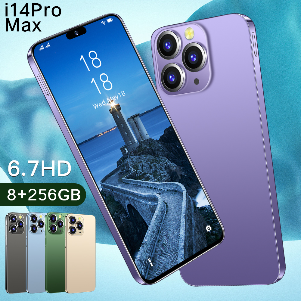 i14 Pro max dien thoai giá rẻ Thẻ Sim Màn Hình 6.7inch Bộ nhớ 8256GB ...