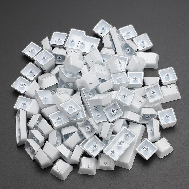 104 Key ABS Keycap Set DIY Mechanical Keyboard Crystal Keycaps ...