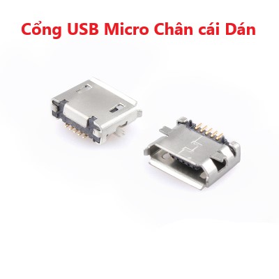 Gói 5 cổng USB A Cái chân cắm, chân dán, USB A đực, USB B cái cắm, USB ...