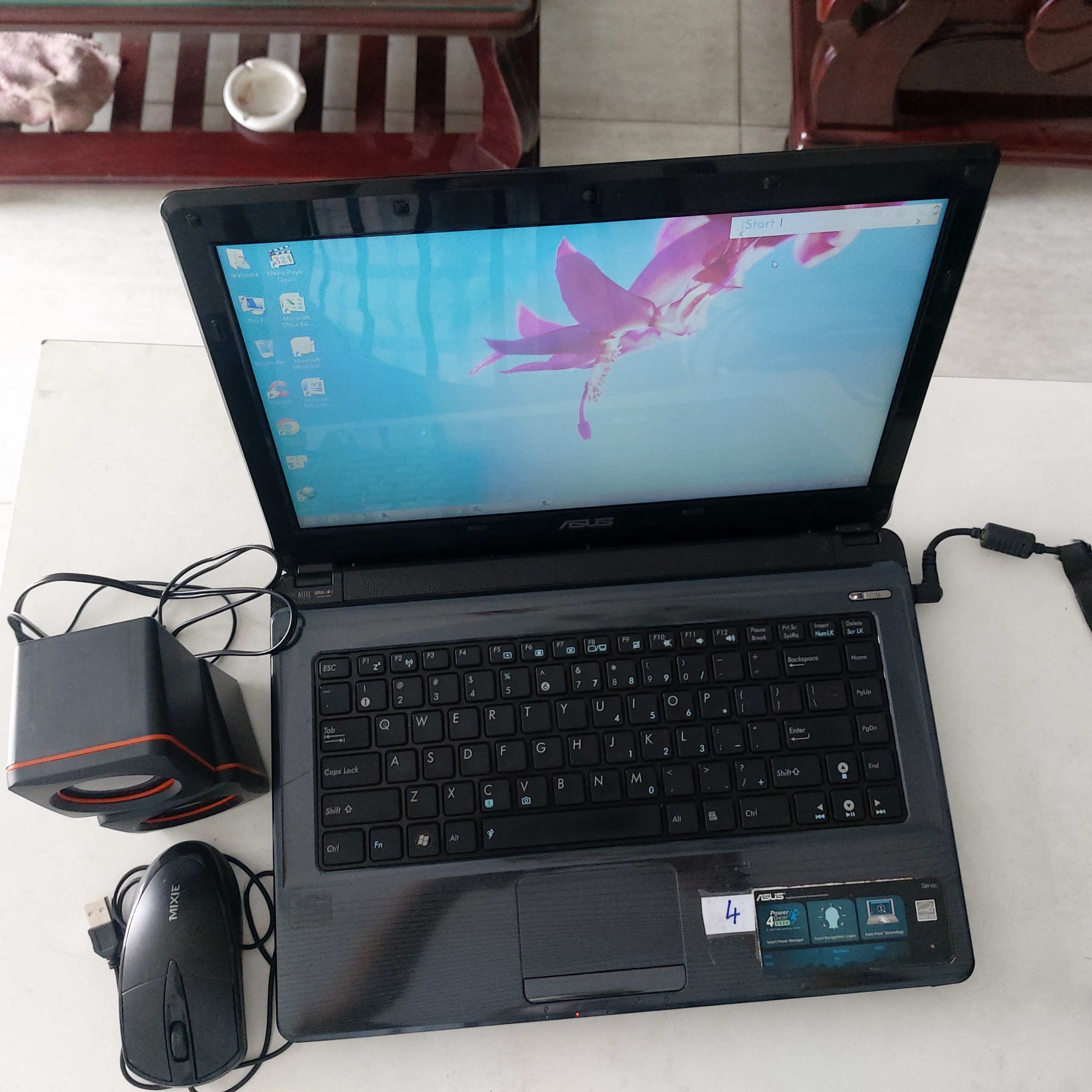 Laptop Asus A42F core i5 ram 4G ổ cứng 250Gb tặng kèm loa chuột túi ...
