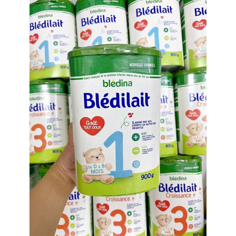 Sữa bột Bledilait Bledina Pháp hộp 900g số 1 2 3 (DATE 2023, 2024 ...