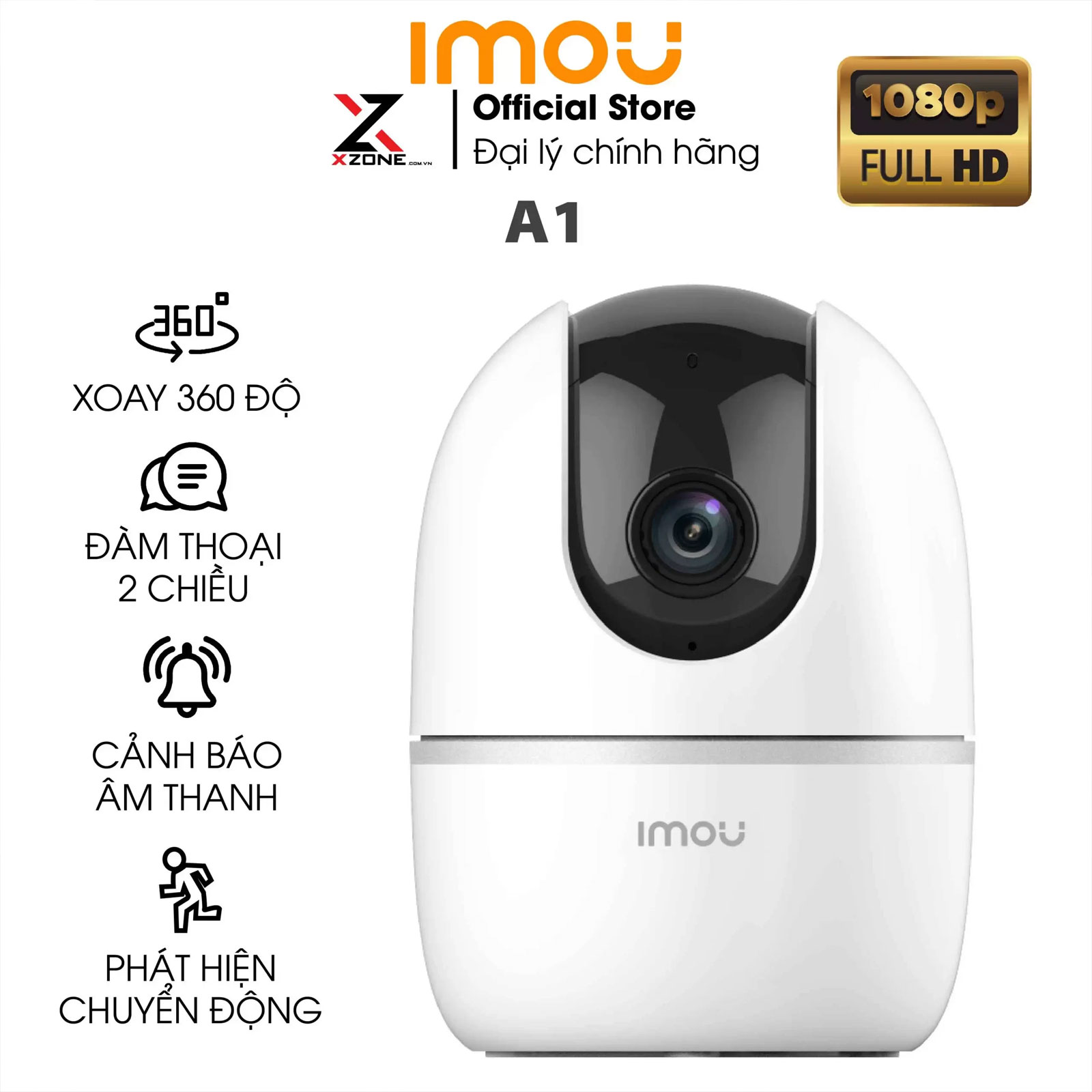 Camera Wifi IMOU Ranger SE (2MP) I Phát hiện con người I Đàm thoại hai ...
