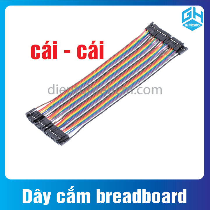 Dây cắm breadboard 40P dài 20cm loại tốt | Lazada.vn