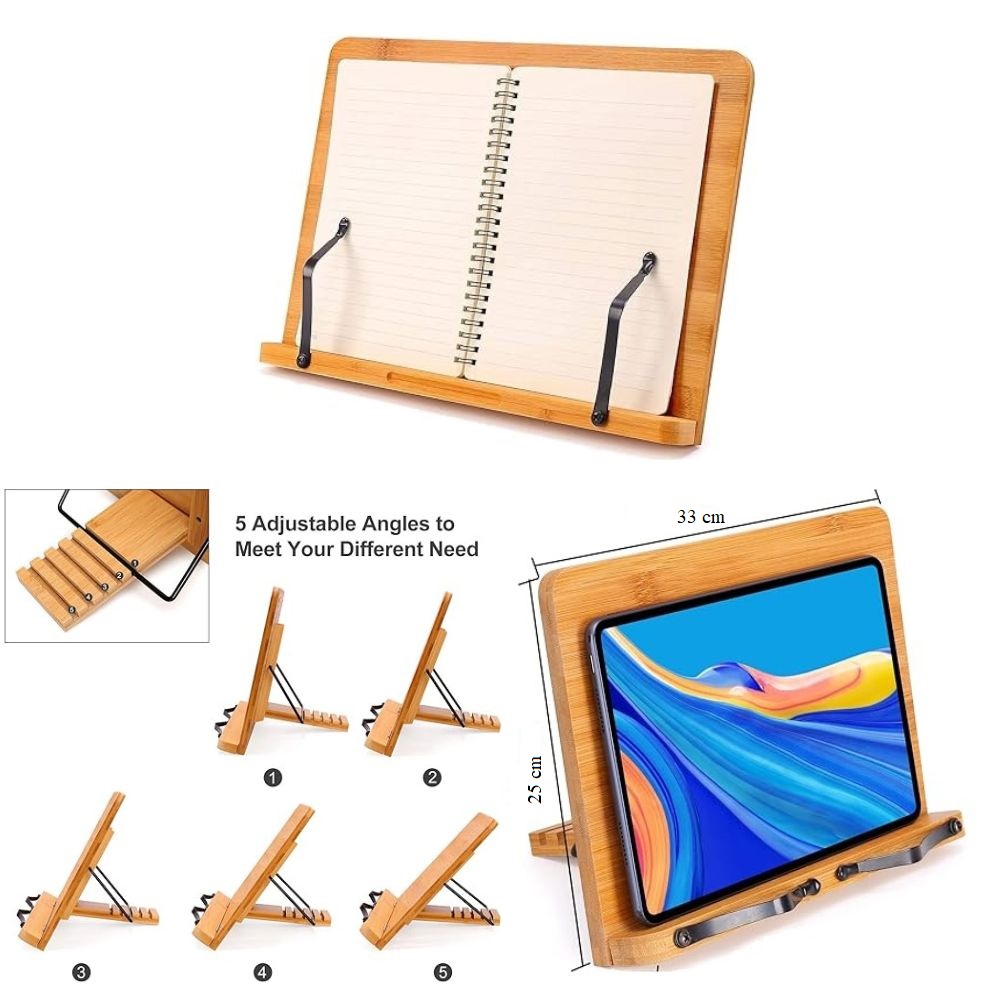 Kệ đọc sách size lớn, kệ ipad bằng gỗ, giá đọc kinh để bàn đa năng, giá ...