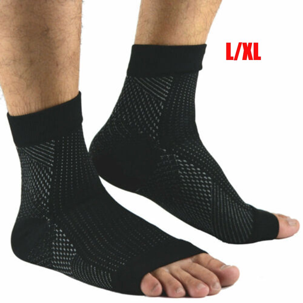 5210A 1 Pair แฟชั่น ป้องกันความเมื่อยล้า ยางยืด ป้องกันข้อเท้า รองรับอุ้งเท้า ถุงเท้าบีบอัด ...