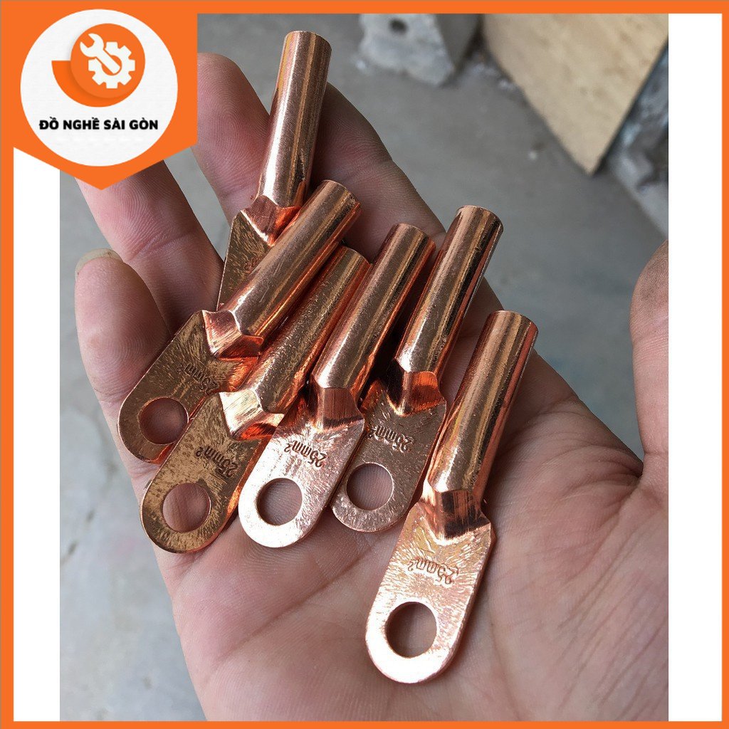 Đầu Cos Đồng Đỏ Đúc, đầu cos đồng đúc, cốt trần, cốt dài tròn DT 16-150 ...