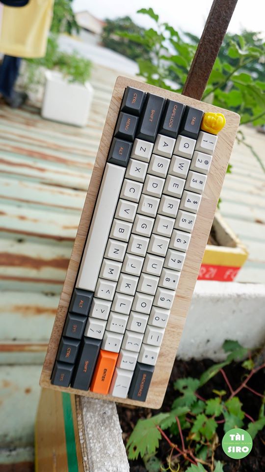 Vỏ Gỗ Bàn Phím Cơ RK61 - CASE WOOD MECHANICAL KEYBOARD RK61 | Lazada.vn