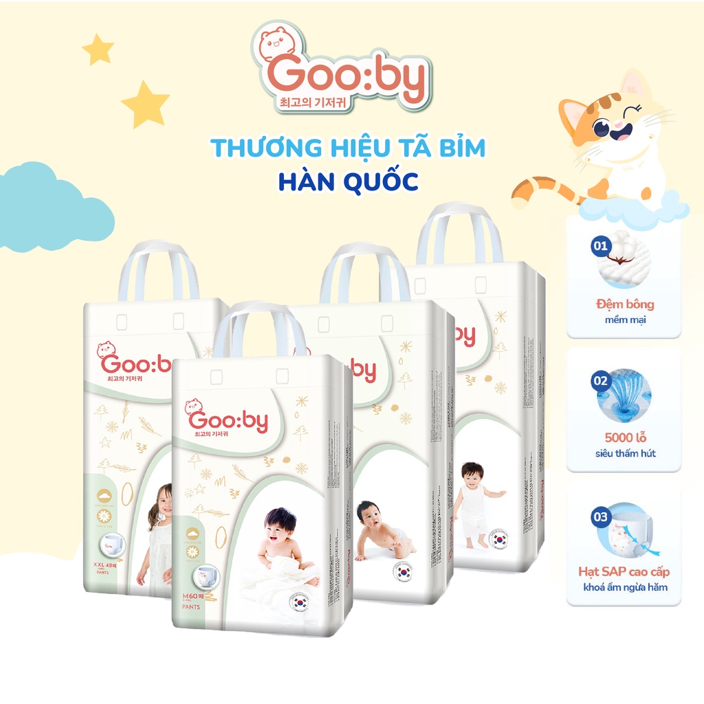 Bỉm mẫu dùng thử Tãbỉm Gooby Premium ( Bỉm Gooby Đêm ) Siêu mềm mại ...