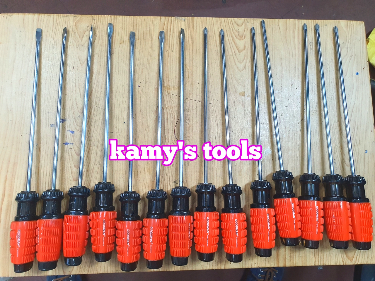 Tua vít goodman cán gai cao su êm cao cấp chính hãng đài loan, tô vít ...