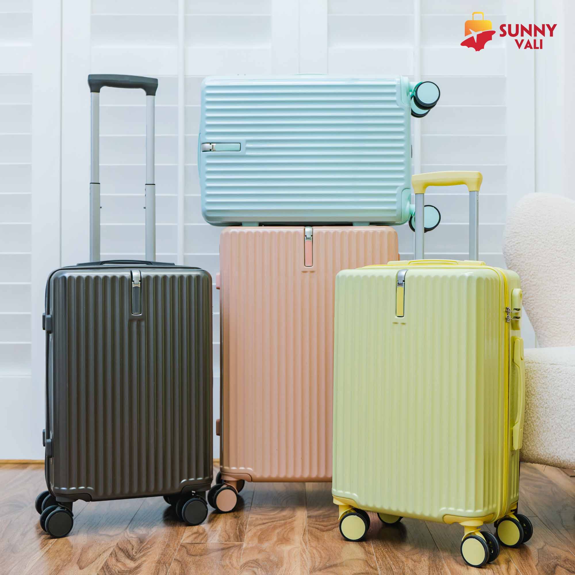 Vali SUNNY SV09 - Vali du lịch chống va đập chống trầy xước nhựa dẻo PC ...