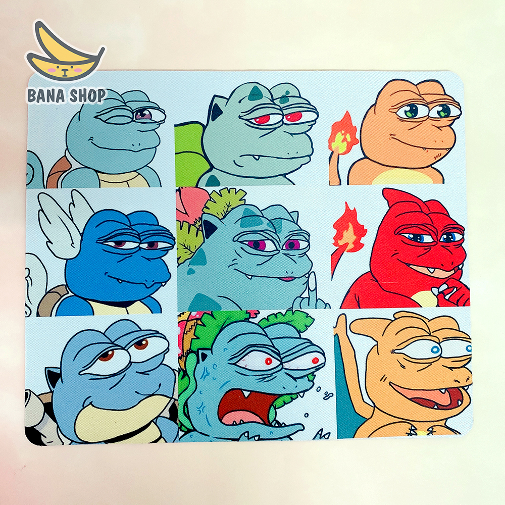 Miếng lót, bàn di chuột ếch xanh Pepe sad frog siêu bựa dành cho vozer ...