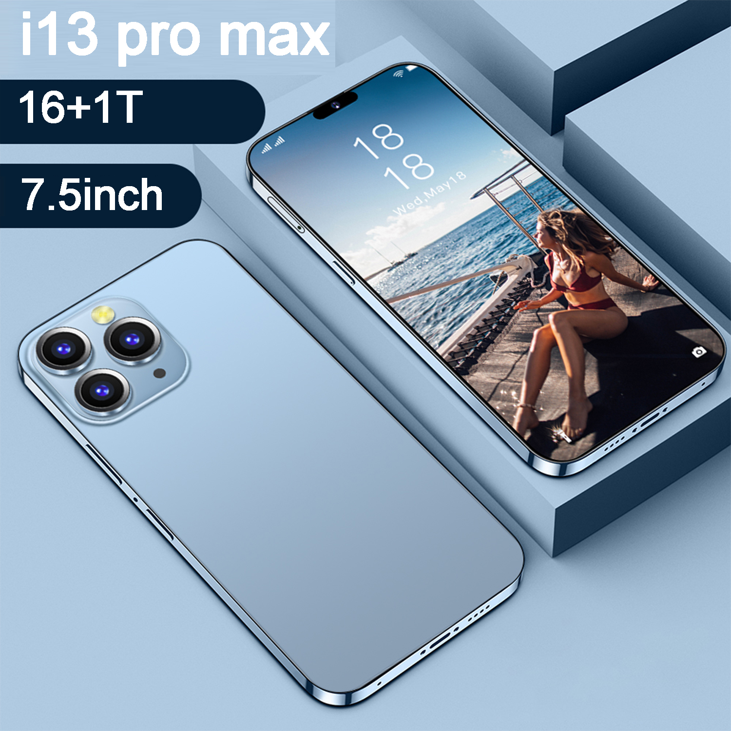 đt i13 Pro max Deal Điện Tử Giảm Đến 50 7.5Inch Điện thoại thông minh ...