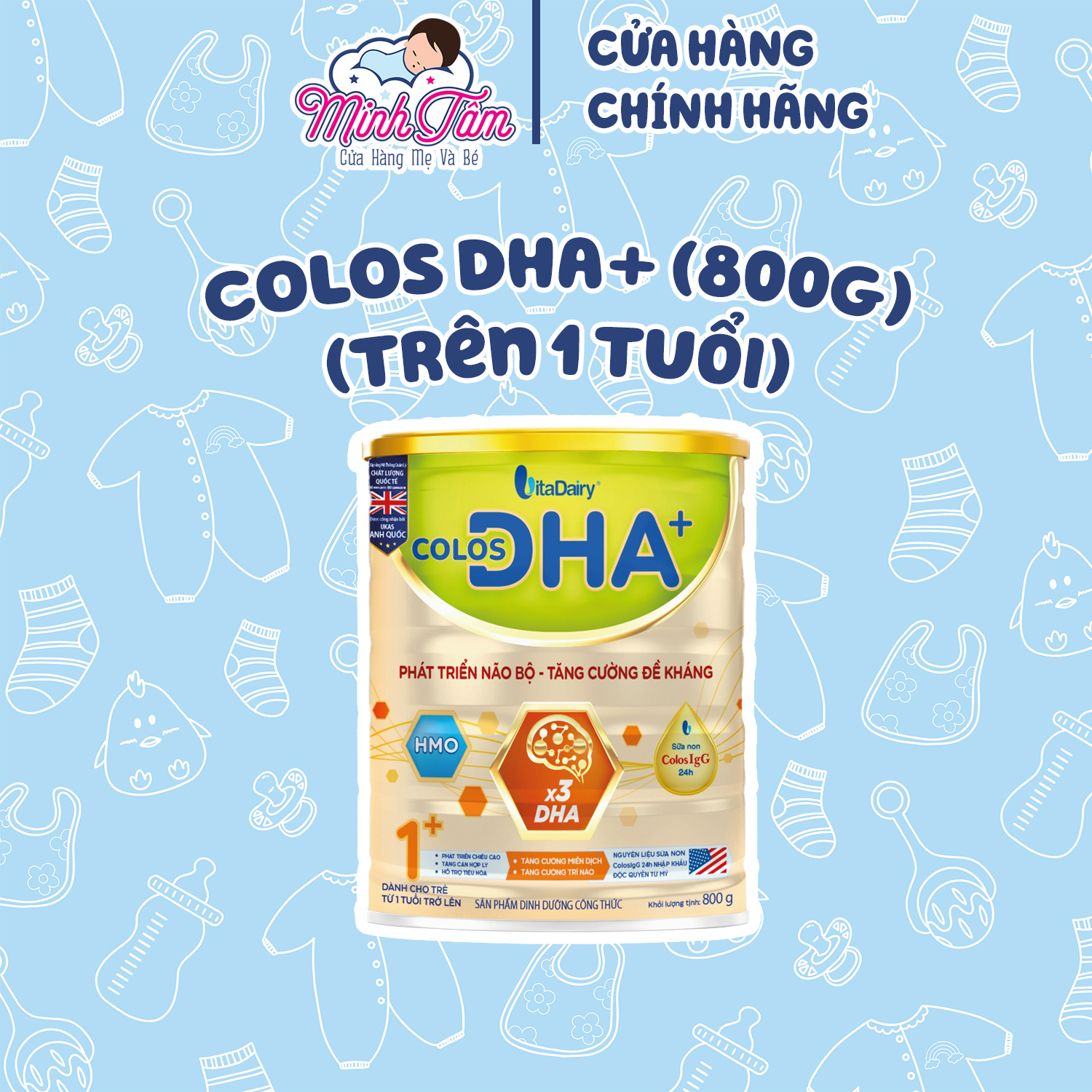 Mã QR-TL Điểm Sữa bột Colos DHA 1 (800g) - MixASale