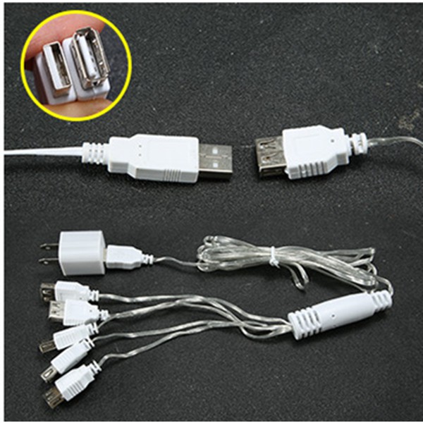 LED Strip USB Connectors for LED extension Splitter Cable Wire for NEON ...