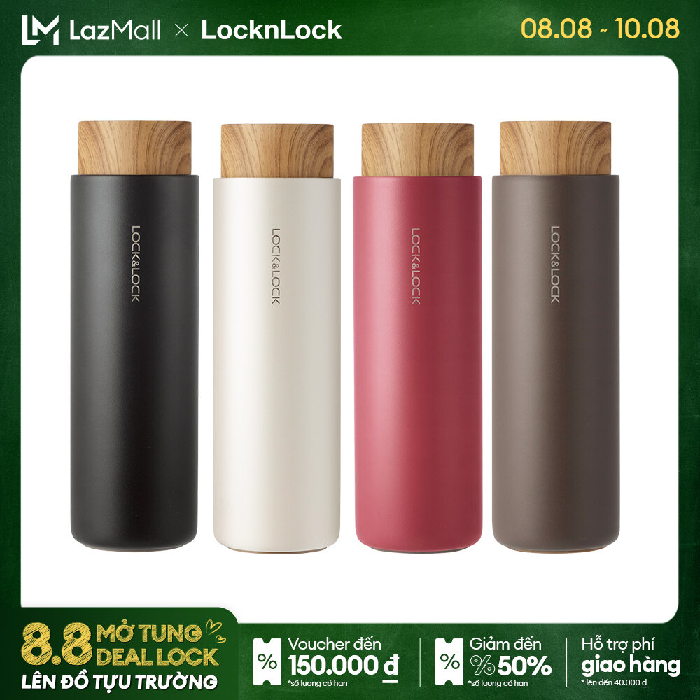 Bình nước nhựa thể thao có dây xách LockLock HAP608G 700Ml (Xanh lá ...