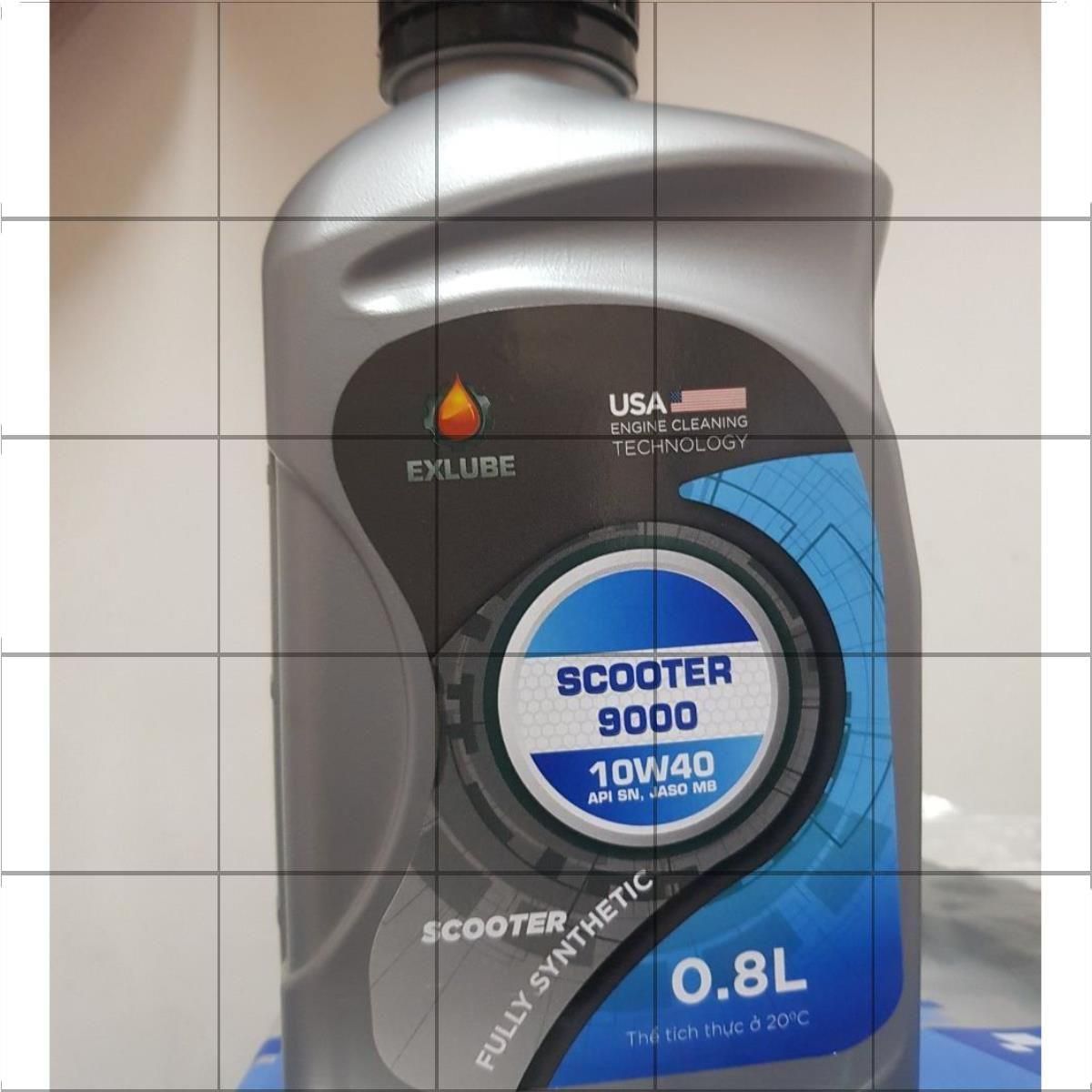 Nhớt Ex.lube ultra xe tay ga 10W40 tổng hợp total 100 chai 800ml nhớt Ex.lube 10W40 cho xe tay ...