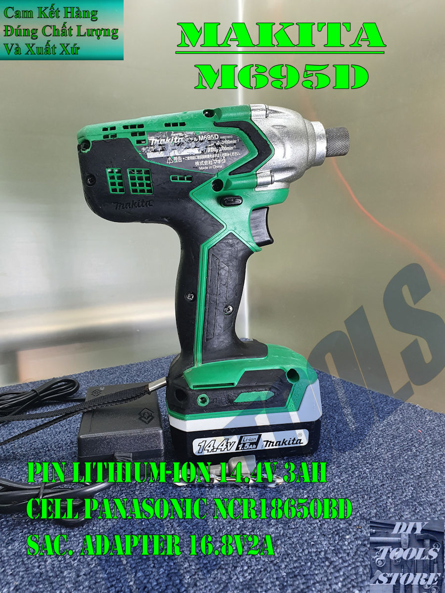 Máy Bắn Vít Nội Địa Nhật Makita M695D 14.4v 3AH Nguyên Zin, Hoạt Động Ổn Định Full Chức Năng ...
