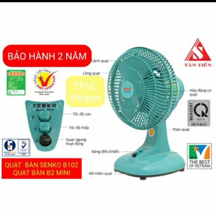Quạt bàn mini, quạt bàn senko B102 | Lazada.vn