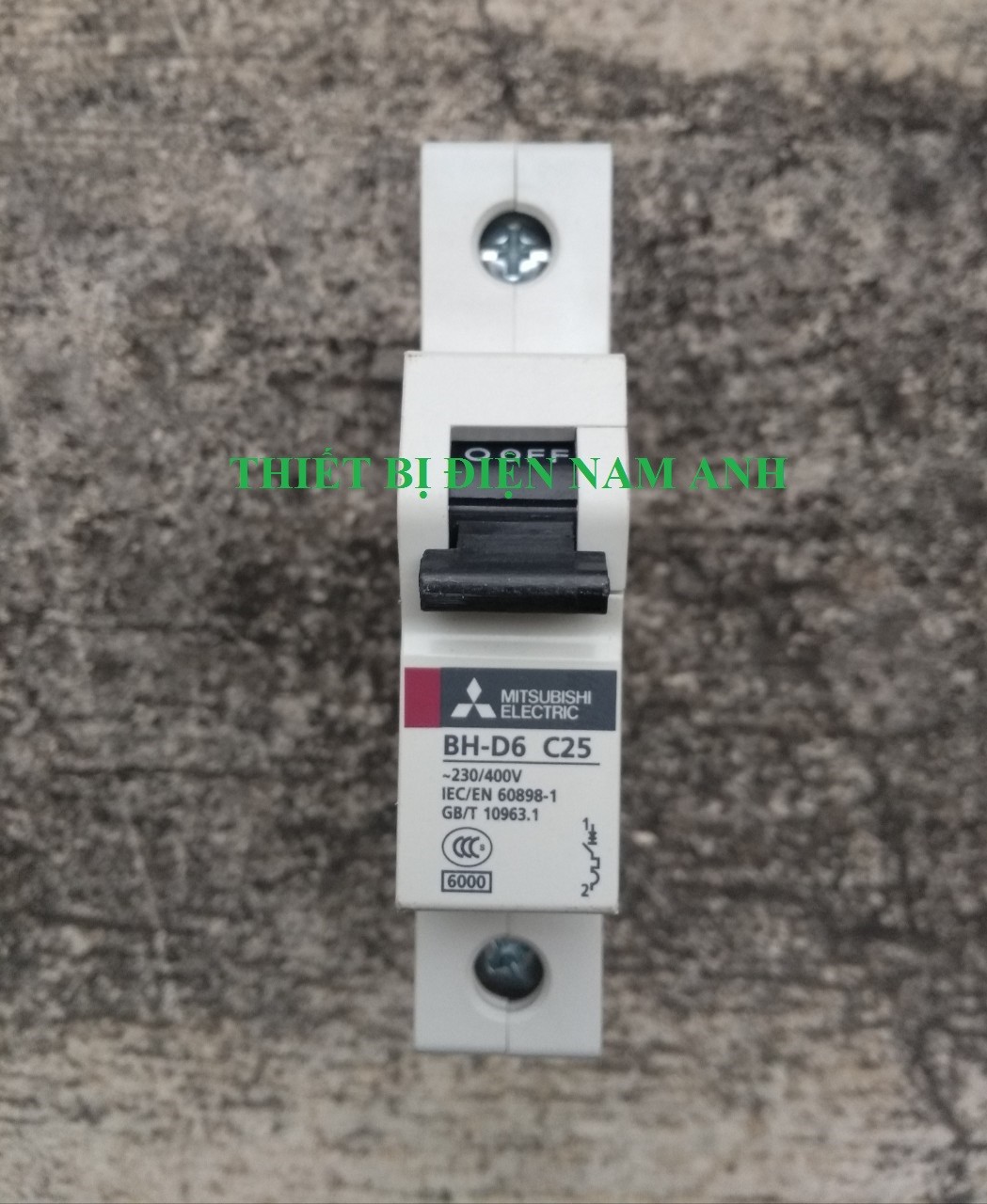 APTOMAT Át tép MCB 1 pha 6kA Mitsubishi BH-D6 1P 25A TYPE C N - BH-D6 1P 25A TYPE C N | Lazada.vn